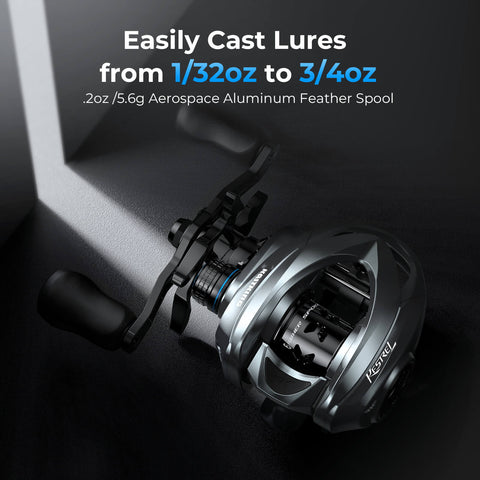 Kestrel Finesse Fishing Rod and Reel Combo For Bass, Trout, Panfish and ...