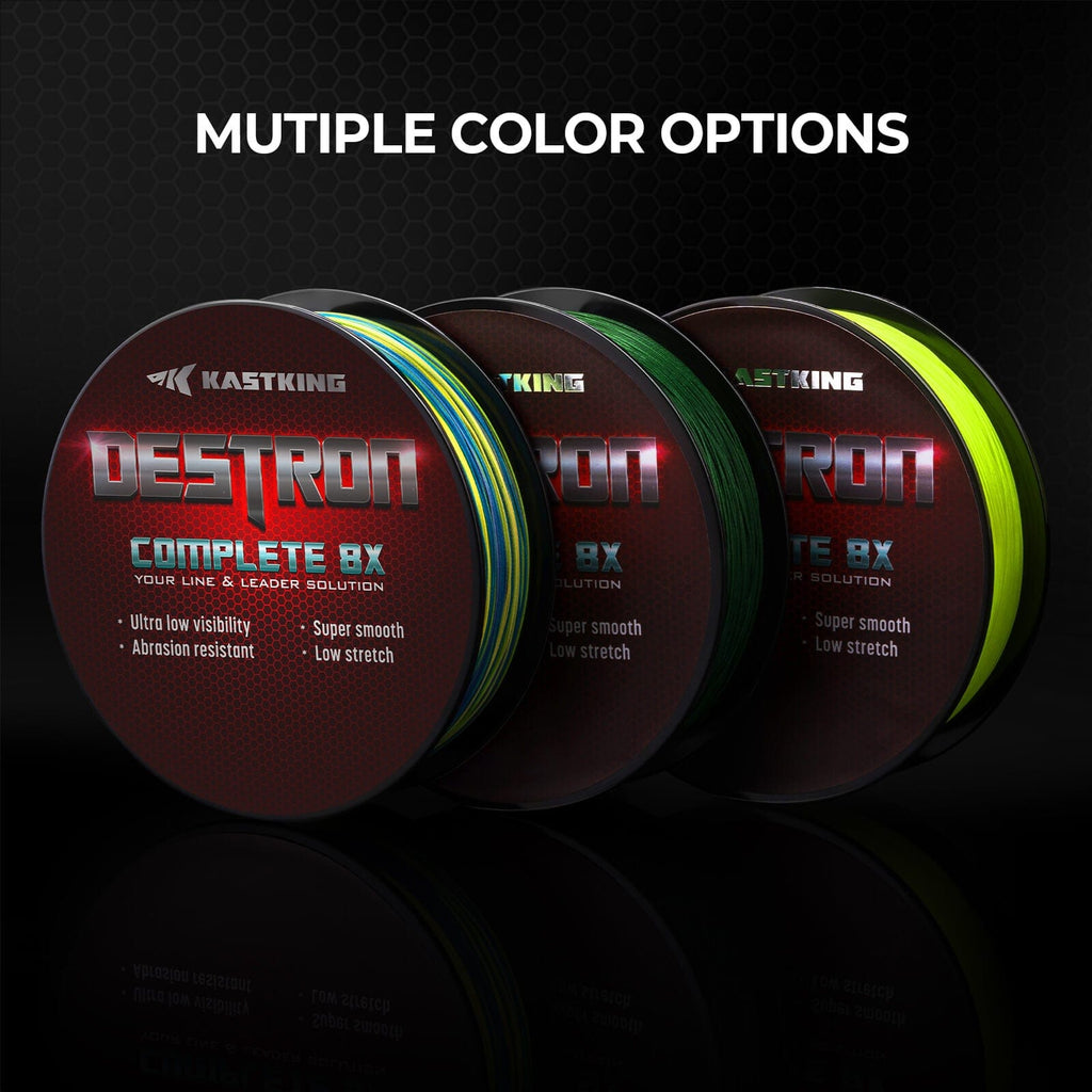 KastKing Destron Complete 8X Braided Fishing Line - 300YDS