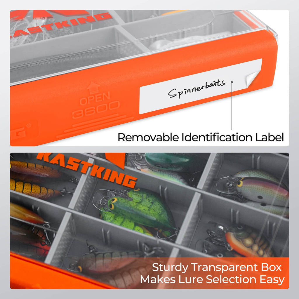 KastKing HyperSeal Waterproof Tackle Box, 3600 and 3700 Tackle Boxes ...