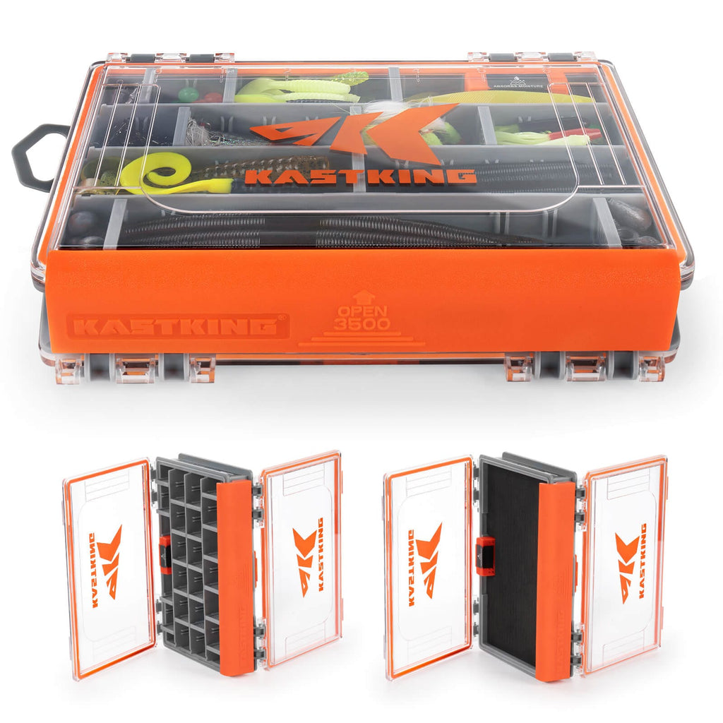 KastKing HyperSeal Waterproof Tackle Box, 3600 and 3700 Tackle Boxes ...