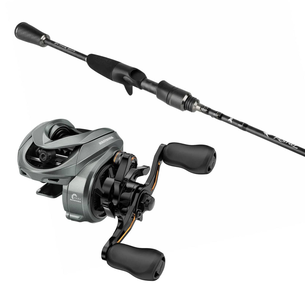 Kestrel Finesse Fishing Rod and Reel Combo For Bass, Trout, Panfish and ...