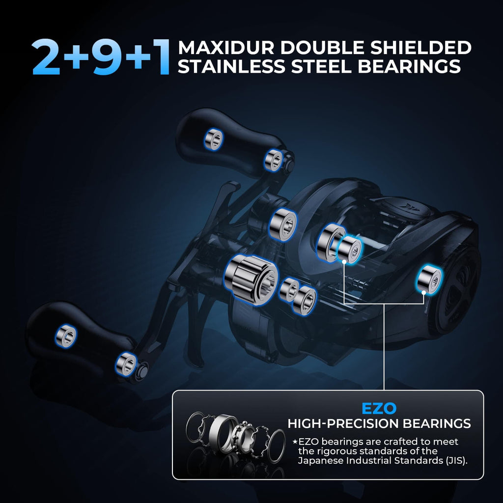 KastKing Mg-Ti Elite Baitcasting Reel | KastKing MGTI Baitcaster Reel ...