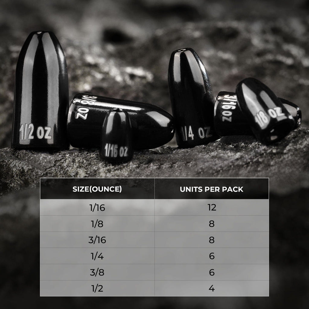 MadBite Tungsten Fishing Worm Weights – KastKing