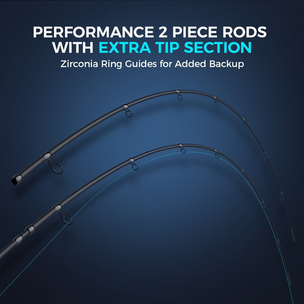 KastKing Verus Performance Spinning Fishing Rod with Extra Tip