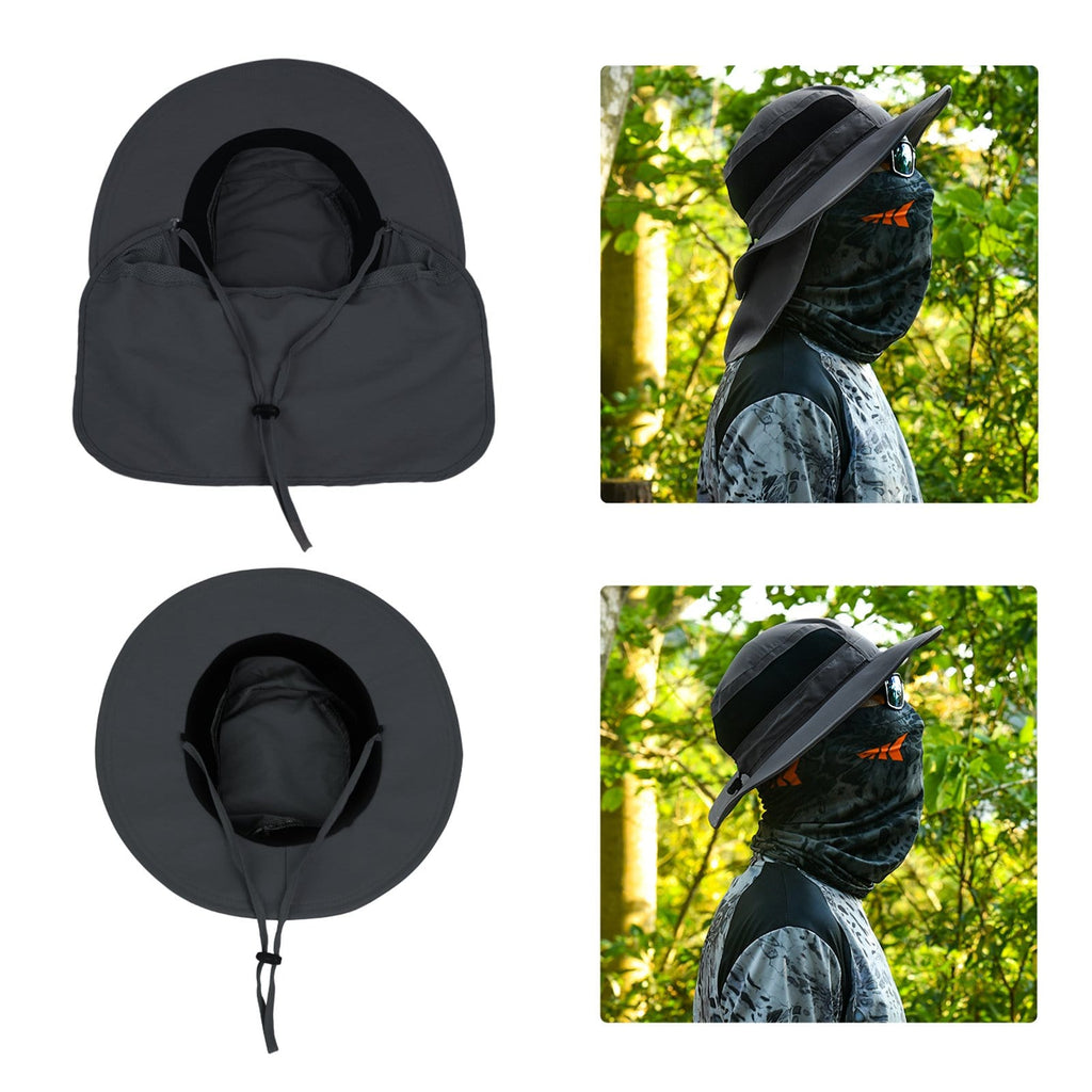 KastKing UPF 50 Boonie Hat Fishing Hat with Removable Neck Shield